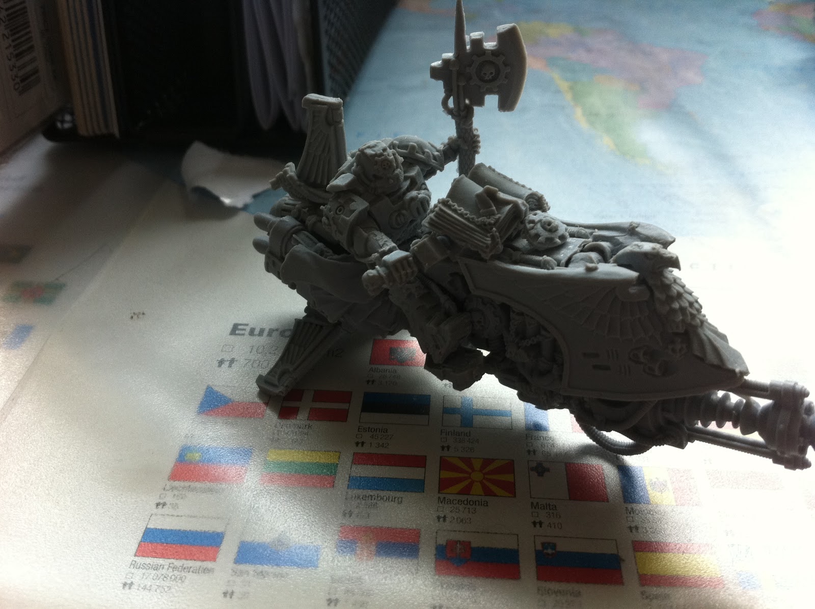 WeeMen: WIP- Techmarine Master of the Forge Jet Bike